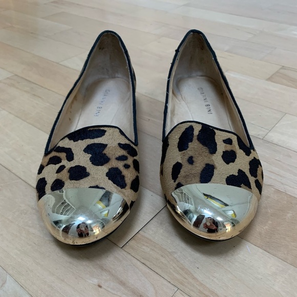 Gianni Bini | Shoes | Gianni Bini Sz 6 Leopard Print Smoking Loafers ...